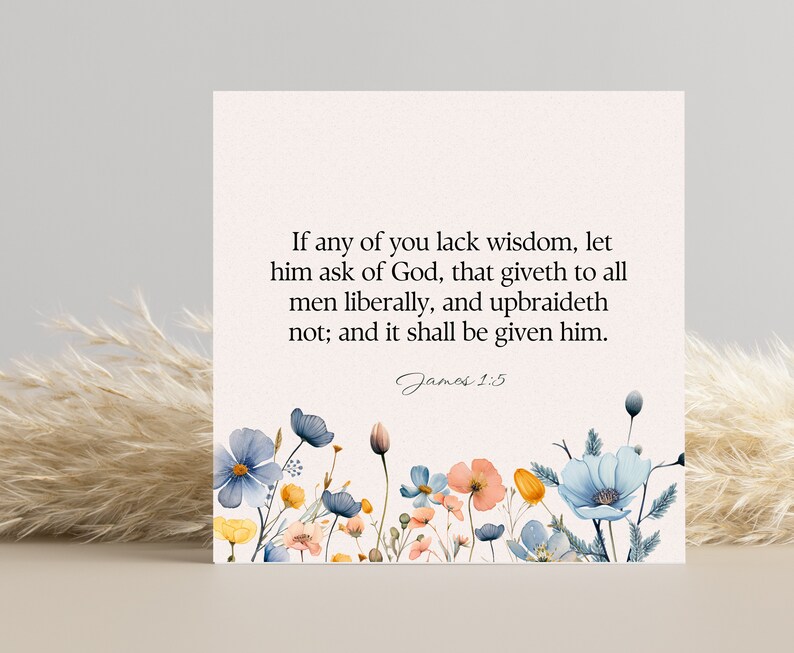 KJV Bible Scripture Cards, Set of 52 Printable Bible Verse Cards ...