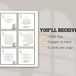 Advent Calendar, Printable Advent Story, Christmas Countdown, Bible ...