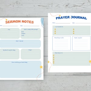 Printable Sermon Notes, Church Notes, Sermon Summary Notes, Christian ...