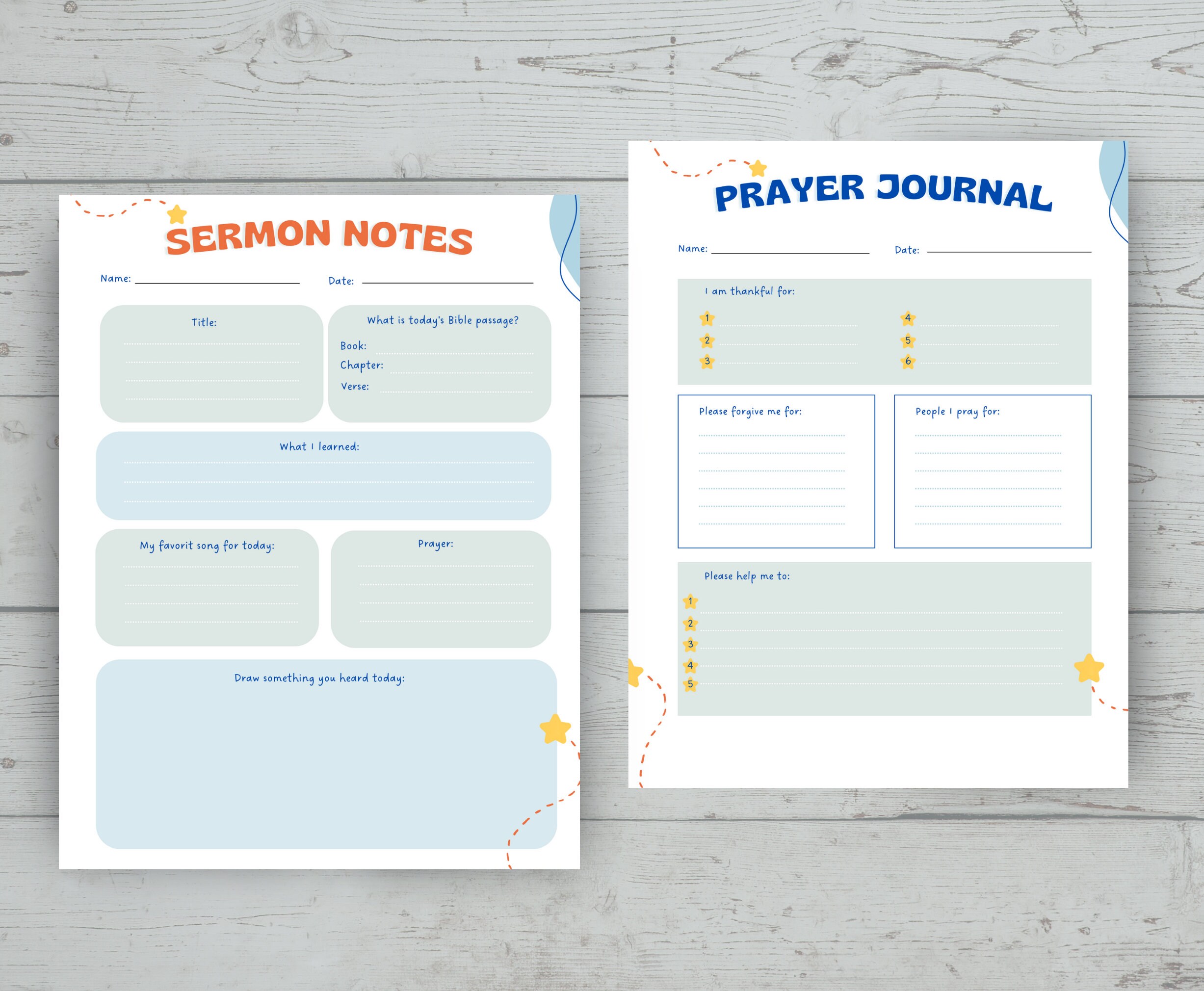 Printable Sermon Notes, Church Notes, Sermon Summary Notes, Christian ...