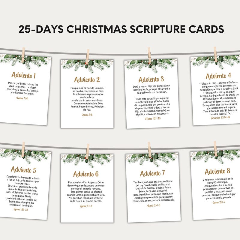 Spanish Advent Calendar - Etsy