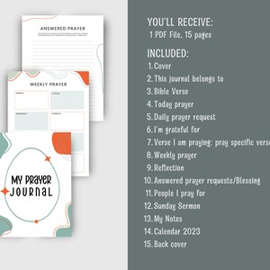 Prayer Journal Printable Sunday Sermon Note Gratitude - Etsy