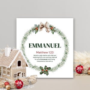 Name of Jesus Advent Calendar Printable Christmas Countdown - Etsy