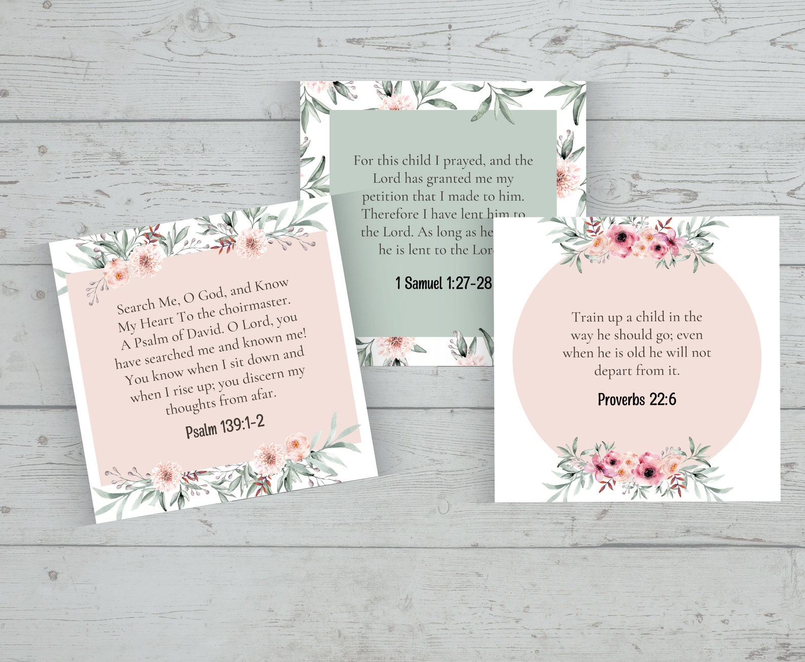12 Bible Affirmation Cards Scripture Cards Bible Verse for - Etsy
