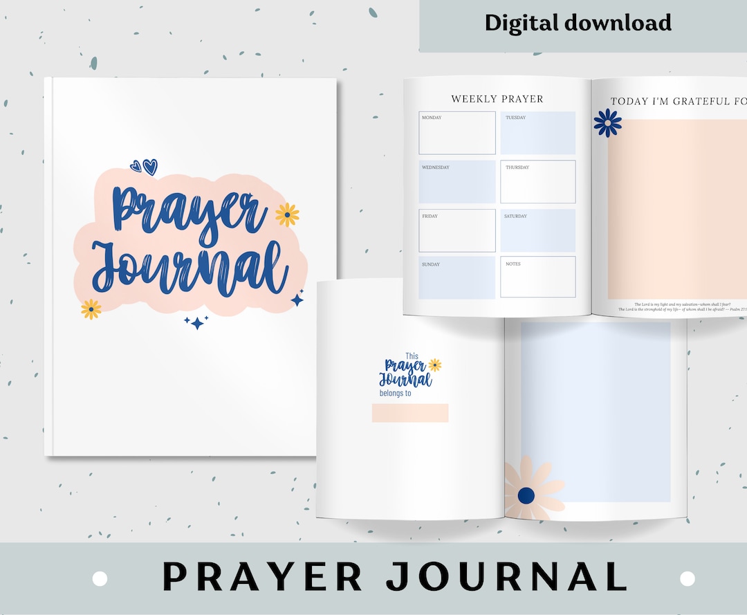 Printable Prayer Journal Undated Sunday Sermon Note - Etsy
