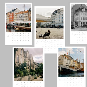 2023 Copenhagen Desk Calendar, Denmark Calendar - Etsy