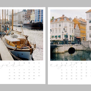 2023 Copenhagen Desk Calendar, Denmark Calendar - Etsy