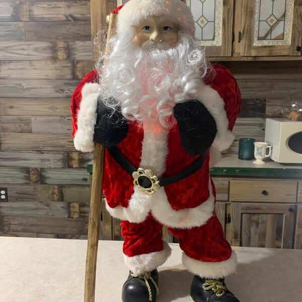 Fiber Optic Santa Claus - Etsy