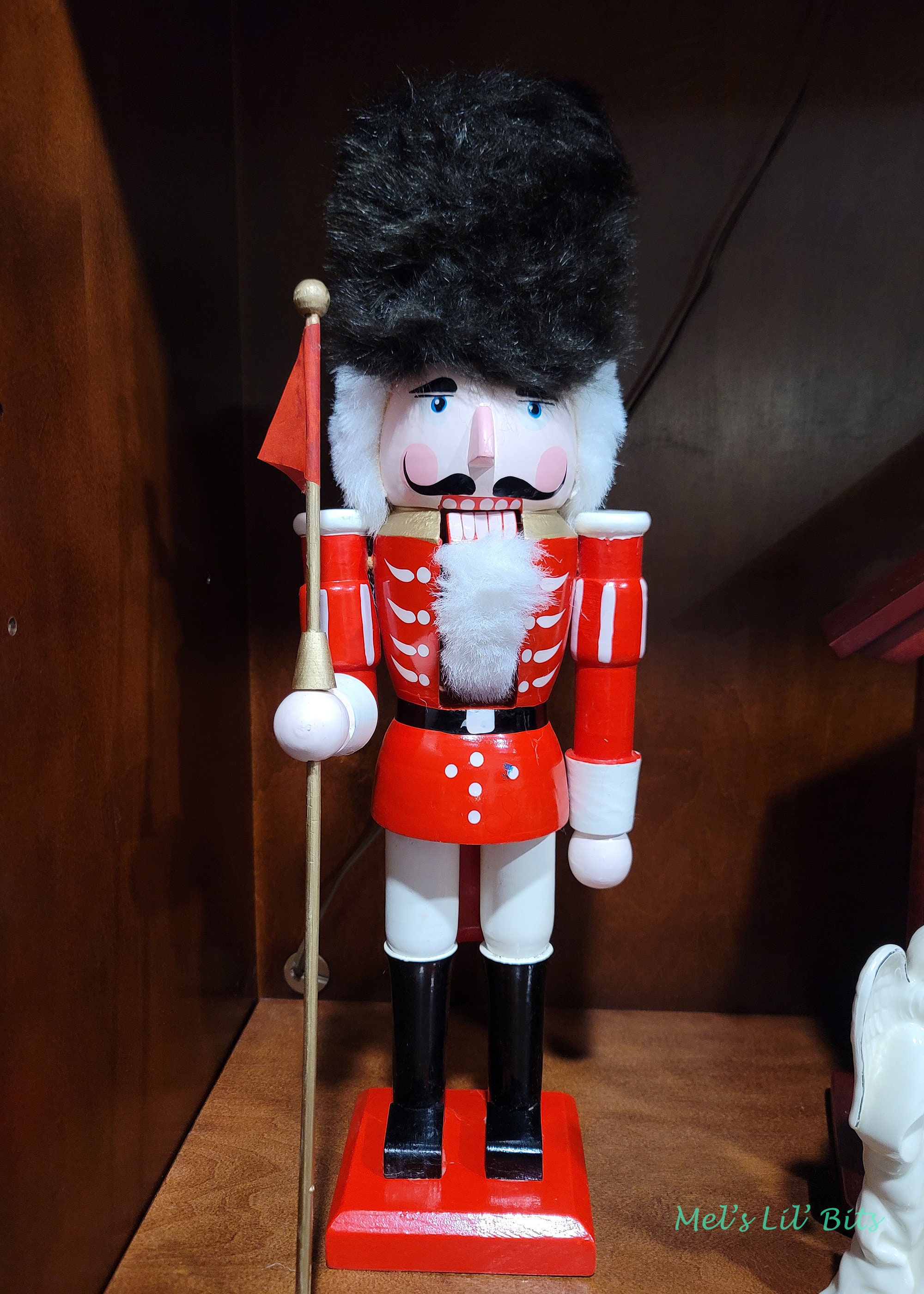 Large 20" Tall Red Hand Painted Vintage Nutcracker - Etsy