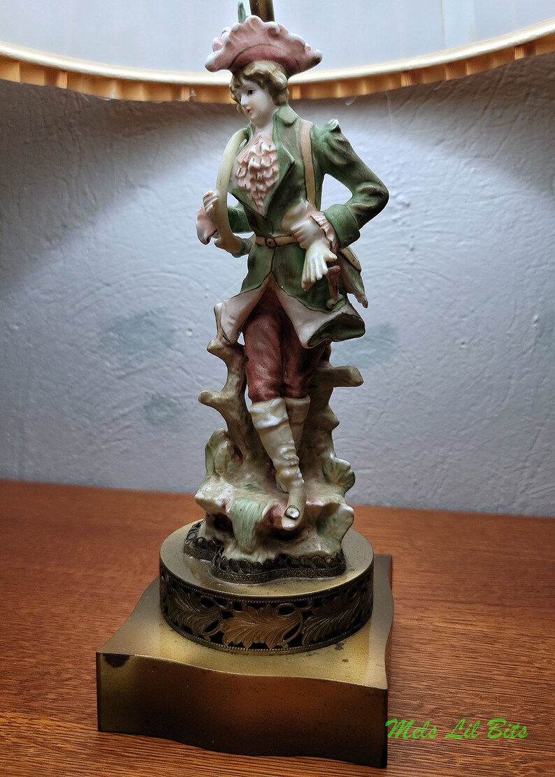 SOLD Dandy French Dude Figurine Collectable Table Lamp - Etsy