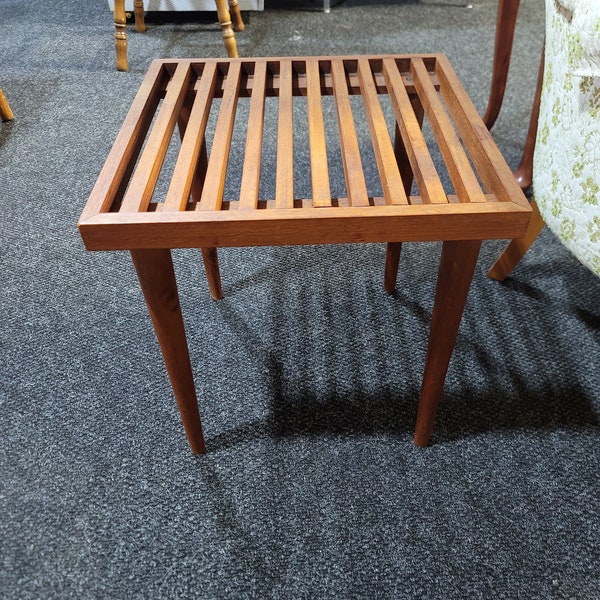 Slat Wood Table - Etsy