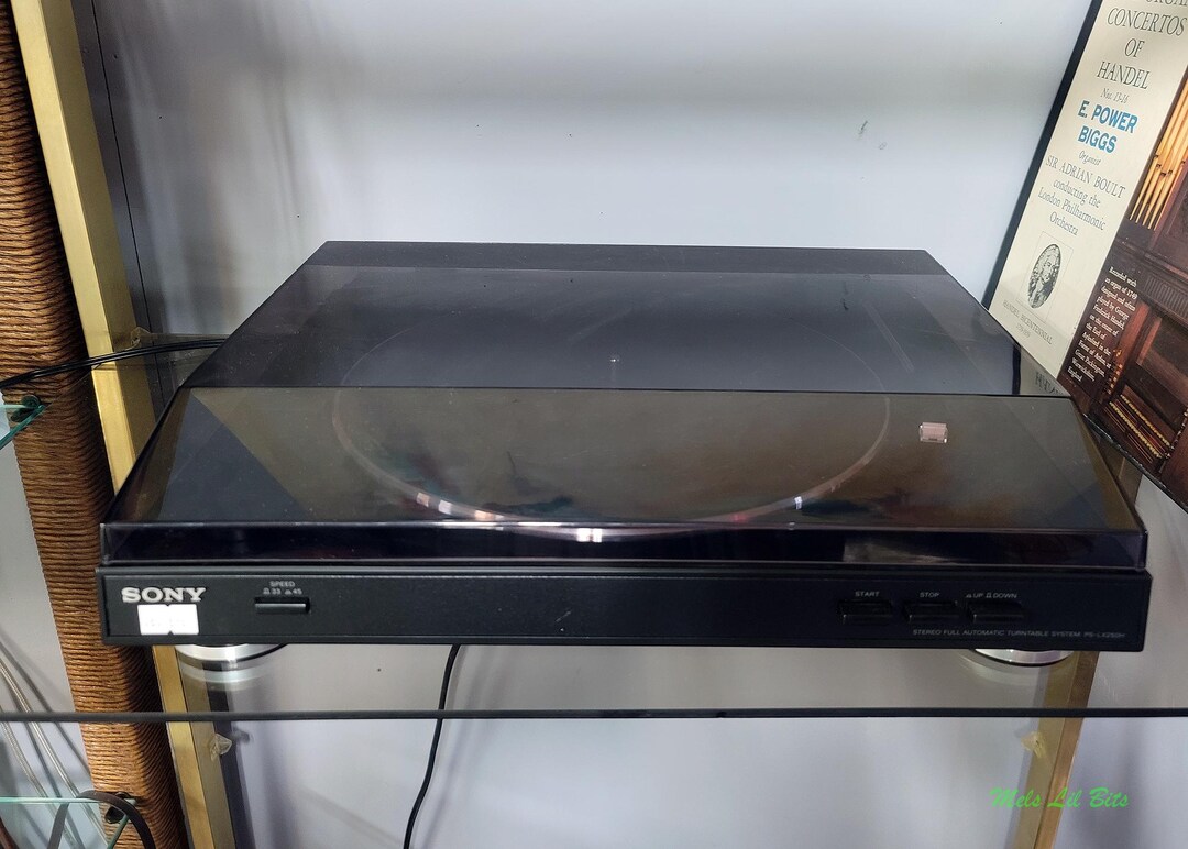 Sony Record Player Vintage Turntable Model Ps-lx250h - Etsy