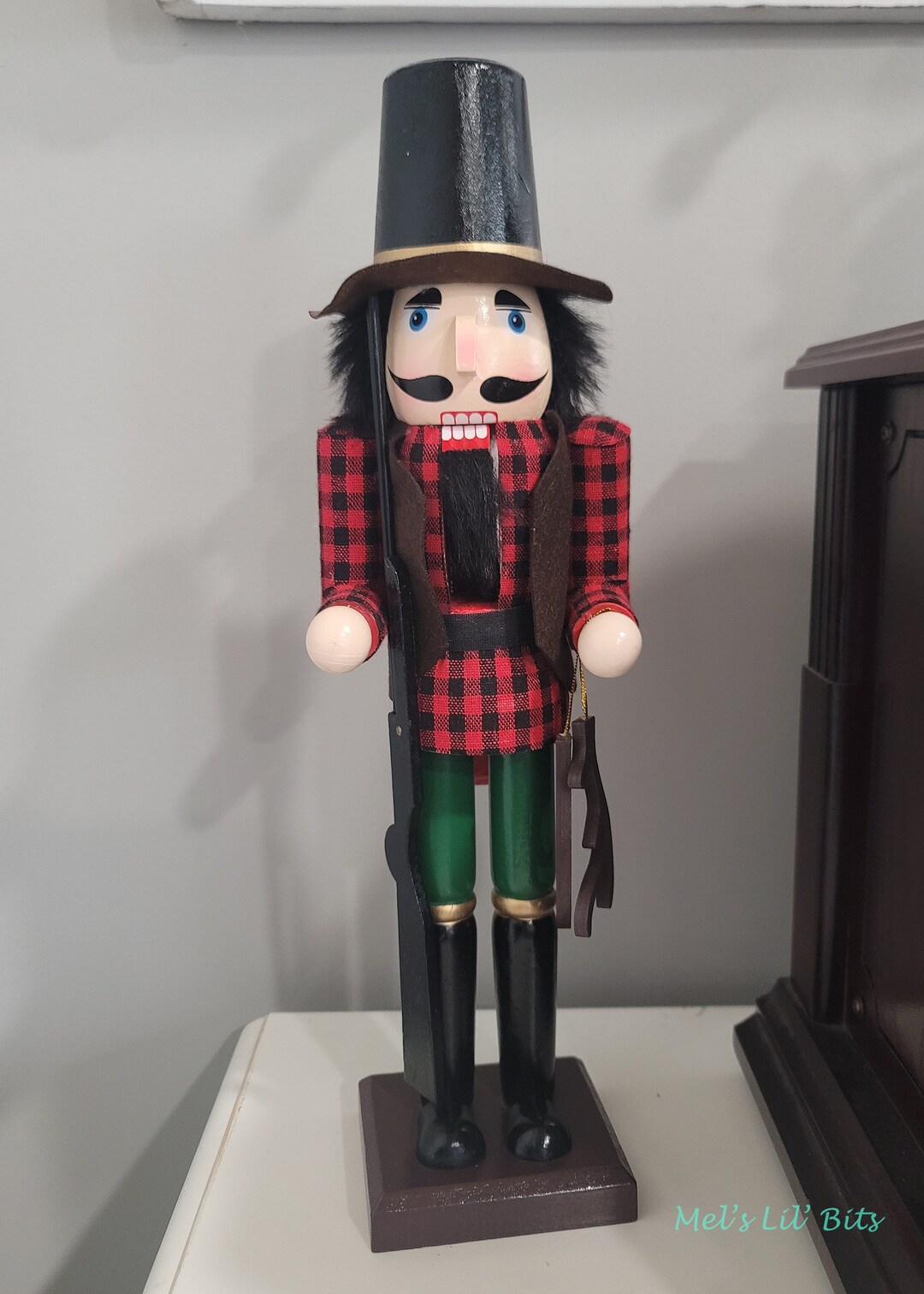 15" Hunter With Rifle and Antlers Holiday Nutcracker - Etsy