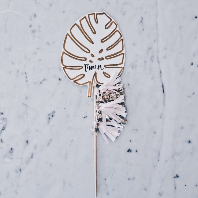 Monstera Leaf Cake - Etsy
