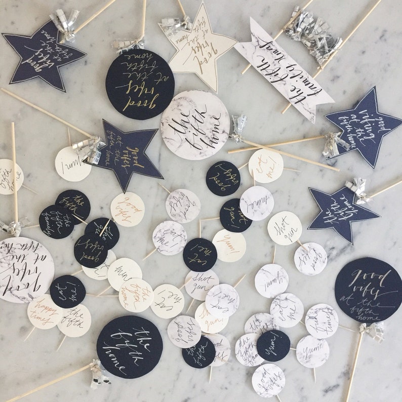 Photobooth Prop ONE Only / Modern Calligraphy / Custom Hand - Etsy