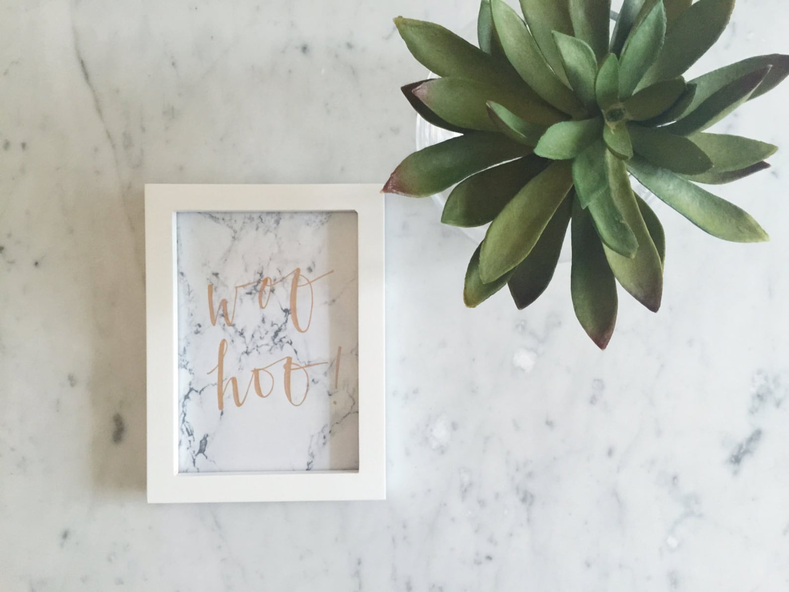 Custom Ink Calligraphy Home Decor / Includes Frame / Marble Print Paper ...