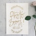 Custom A4 Hand Drawn Metallic Gold Lettering Sign / GARDEN - Etsy