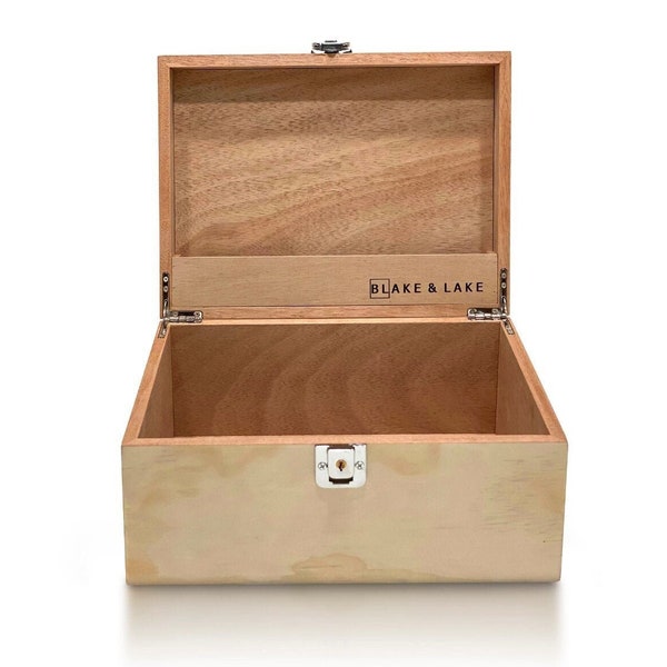 Locking Wooden Box - Etsy