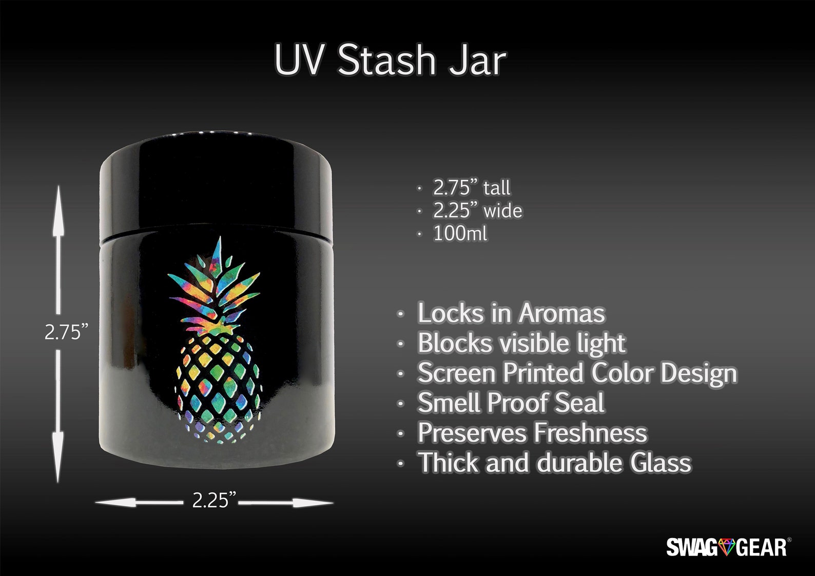 Pineapple Locking Stash Box Combo Smell Proof Case With Lock - Etsy