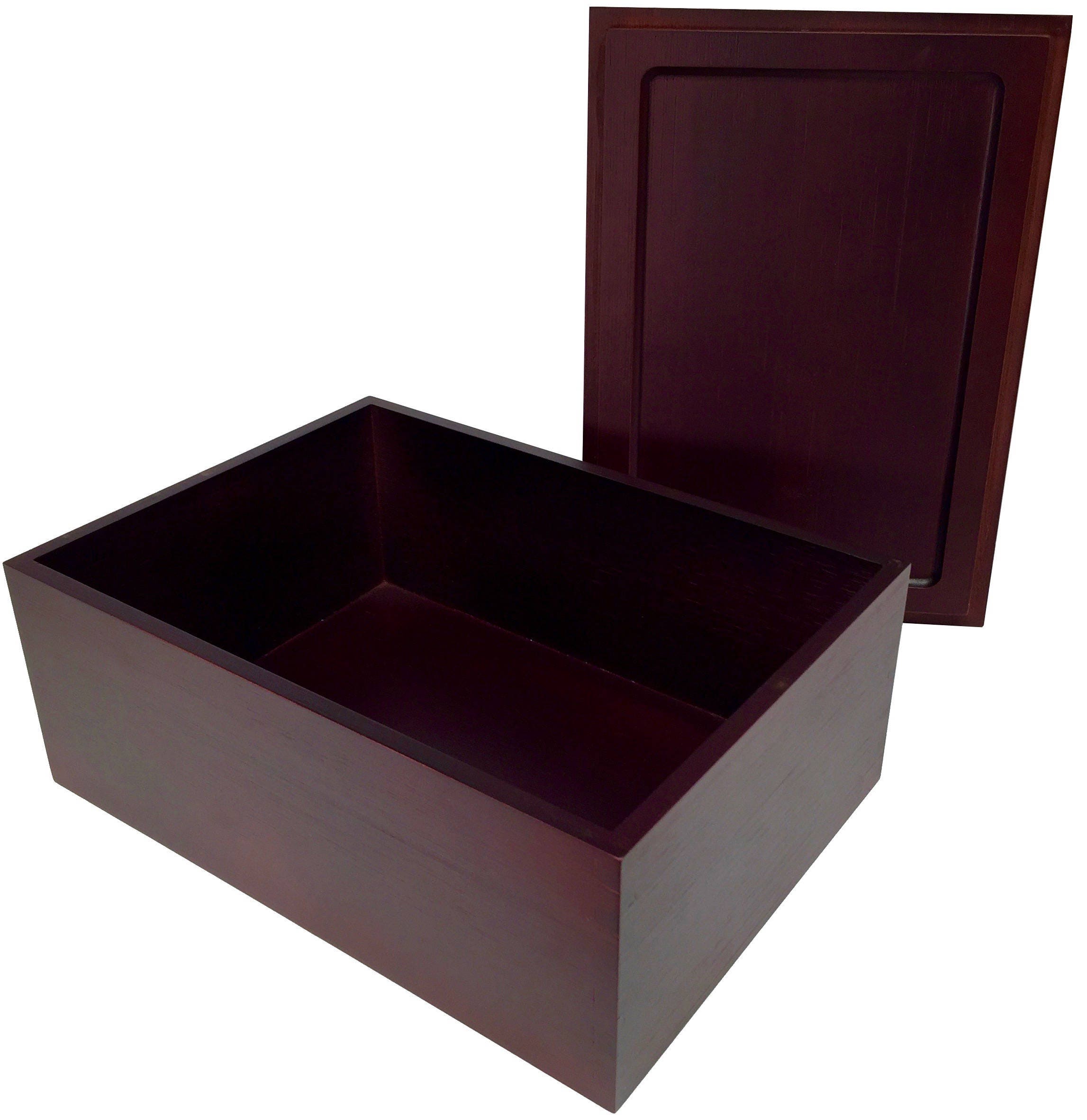 Wood Stash Box With Rolling Tray Large Wooden Stash Box W/ | Etsy