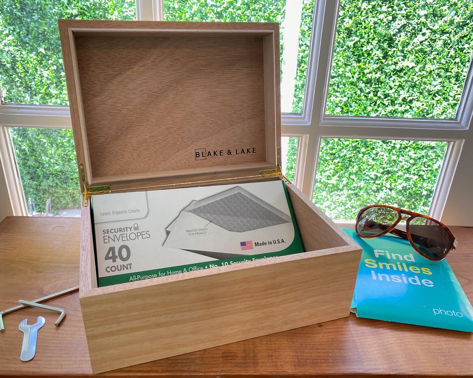 Large Wooden Keepsake Box With Lid Wood Storage Box for Home Keepsakes ...