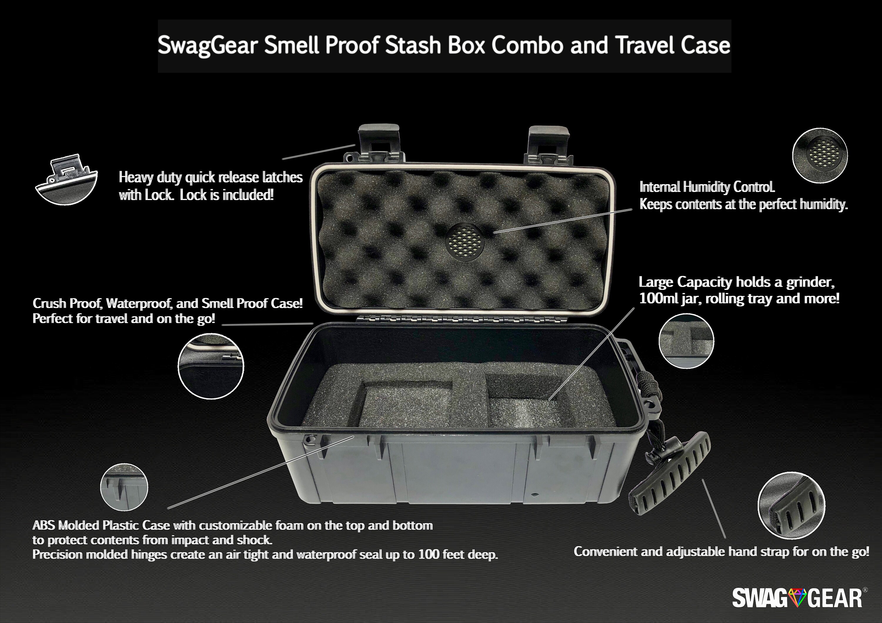 Pineapple Locking Stash Box Combo Smell Proof Case With Lock - Etsy