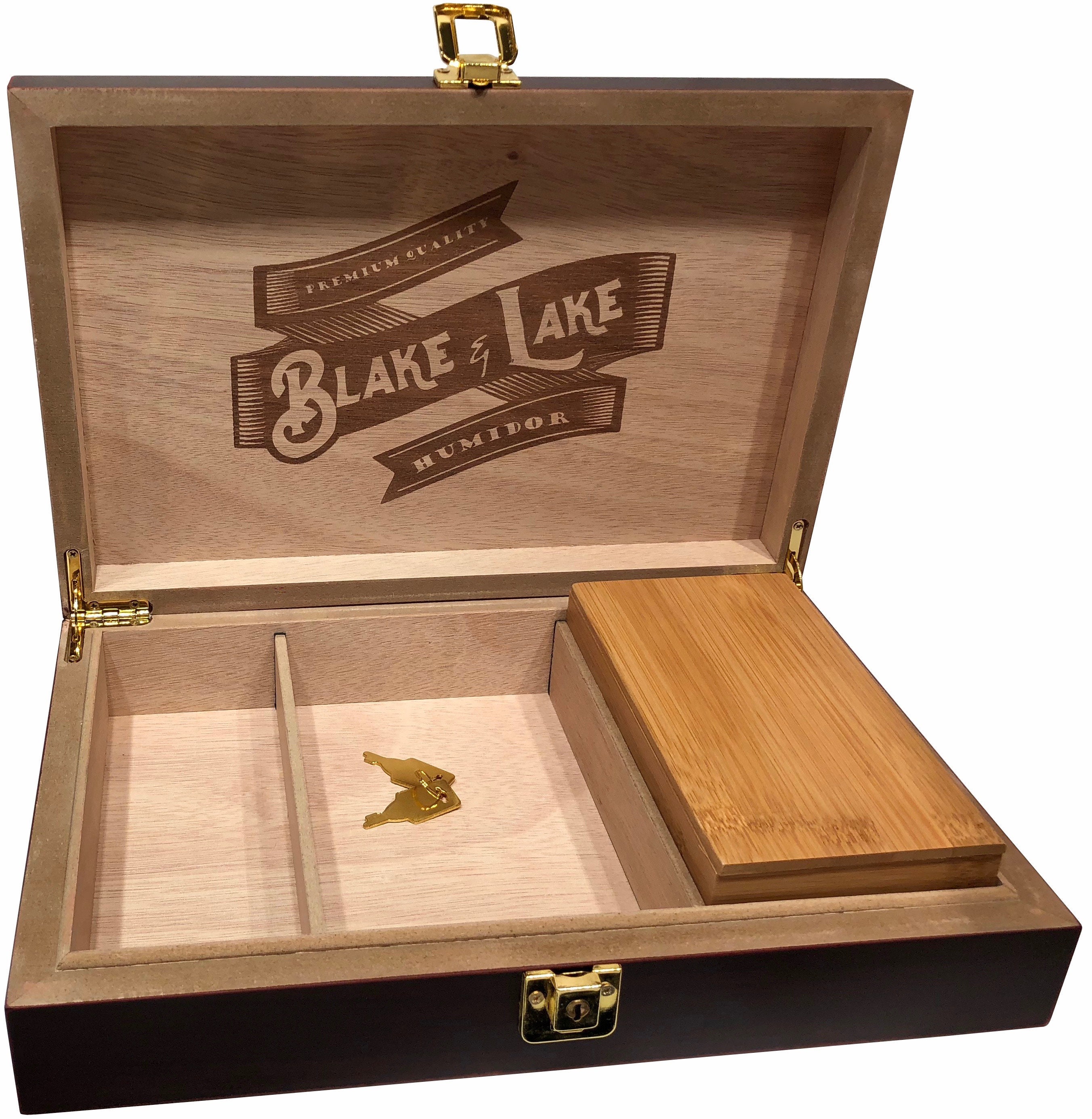 Wood Stash Box with Lock Wooden Stash Box with Rolling Tray | Etsy