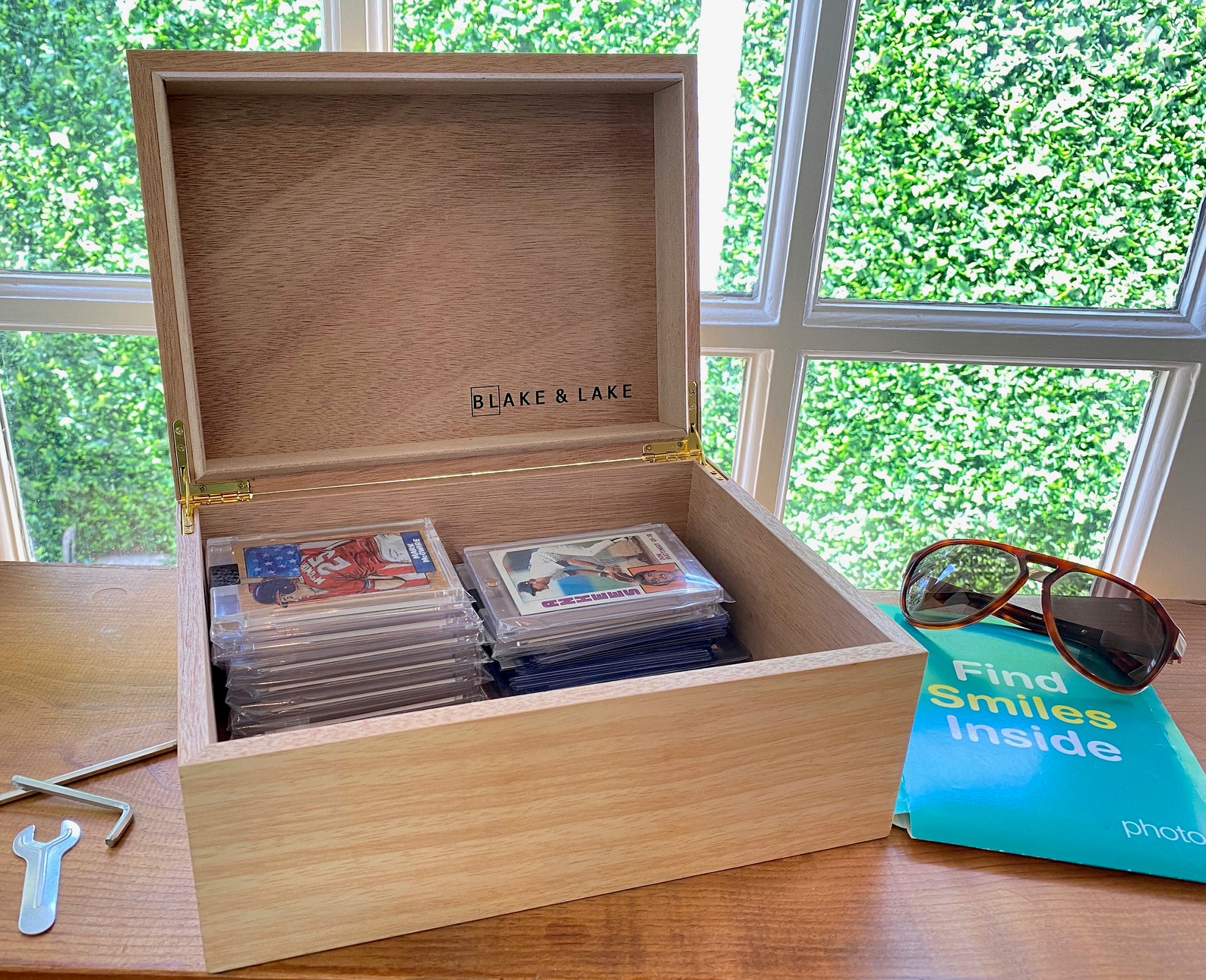 Large Wooden Keepsake Box With Lid Wood Storage Box for Home Keepsakes ...