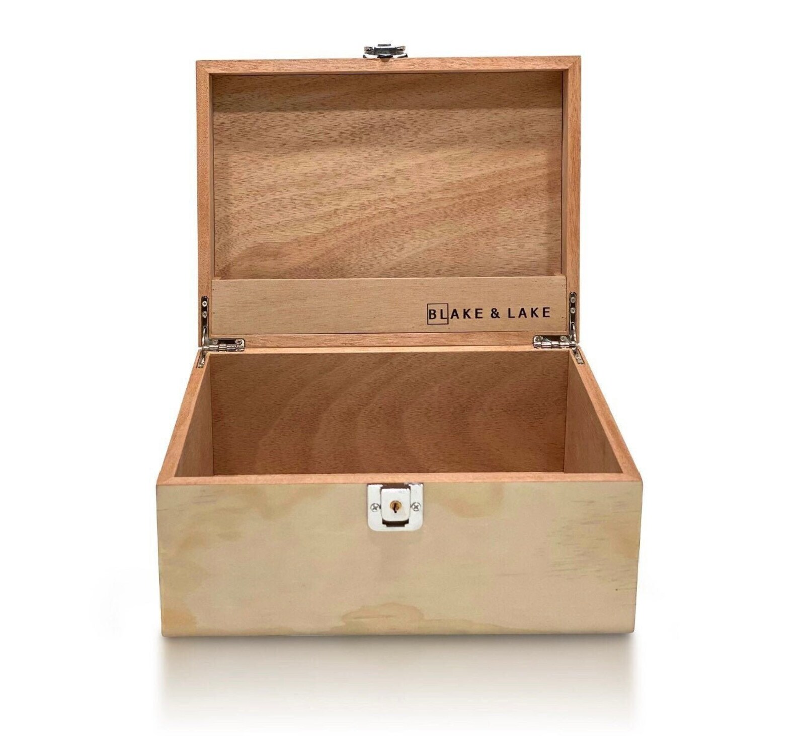 Locking Wood Storage Box Decorative Keepsake Box for Home or - Etsy