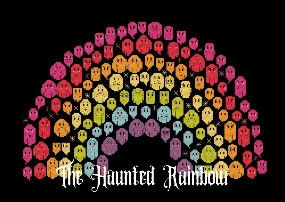The Haunted Rainbow - Cross Stitch Pattern - Halloween, Seasonal ...