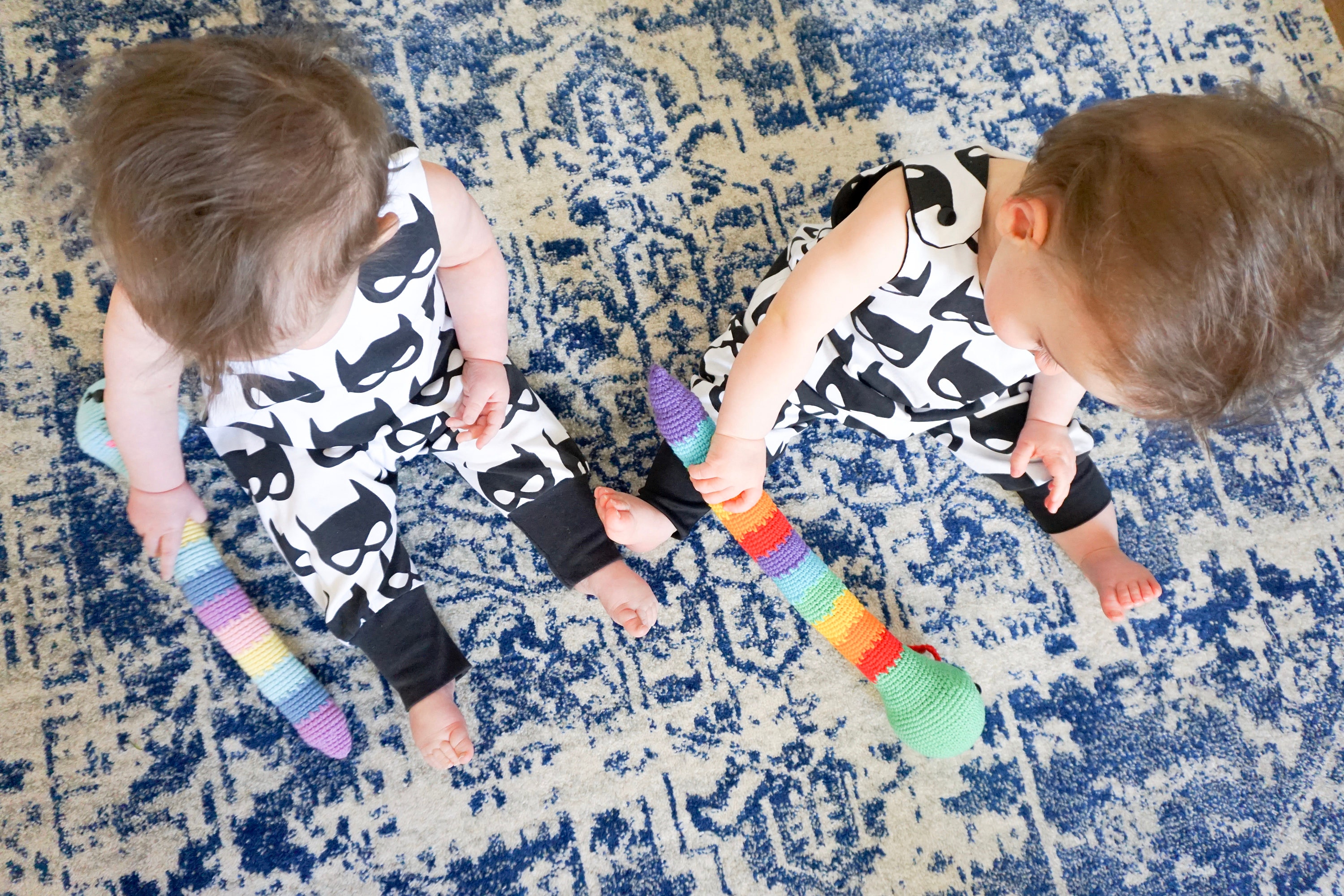 Amigurumi Pattern Snuffles & Sniffles Rainbow Snakes - Etsy