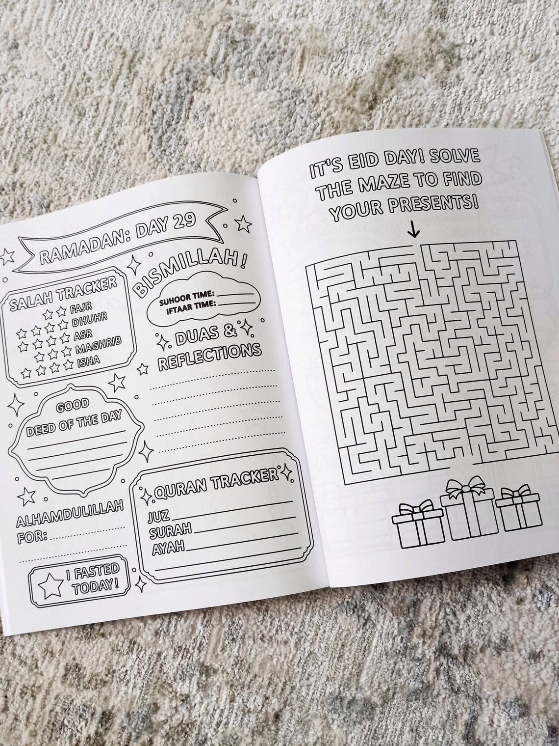 My Ramadan Journal - Ramadan Colouring & Activity Book - Ages 6-12 - 60 ...