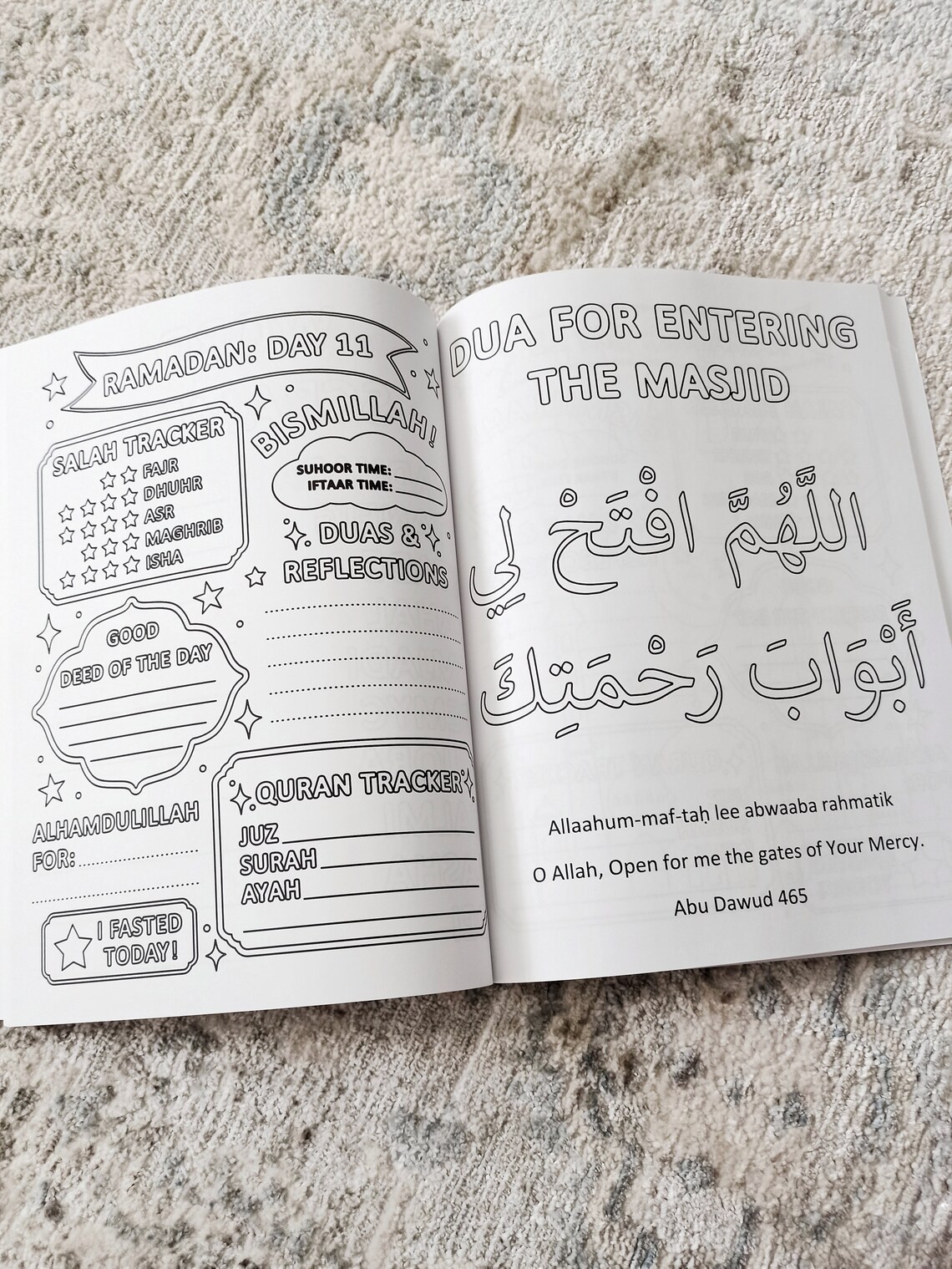 My Ramadan Journal - Ramadan Colouring & Activity Book - Ages 6-12 - 60 ...