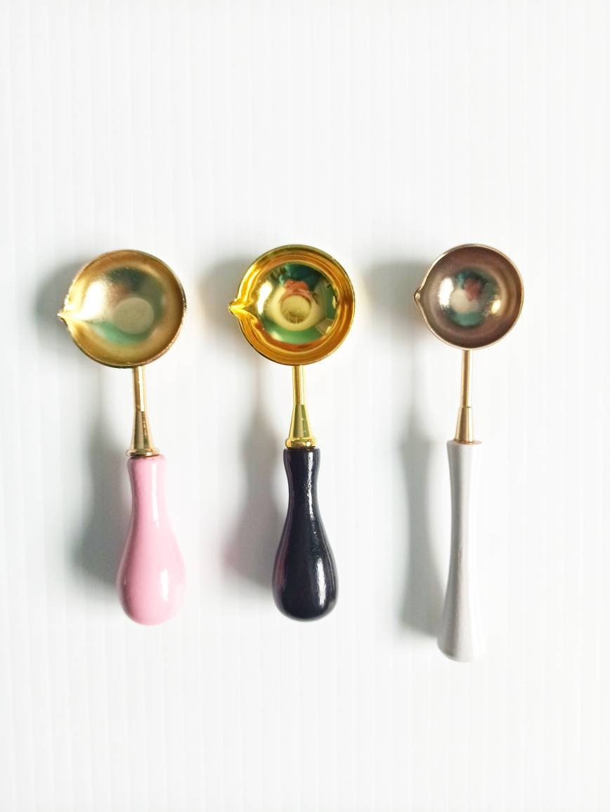 Wax Spoon Sealing Spoon Wax Seal Holder Stove Stamp - Etsy