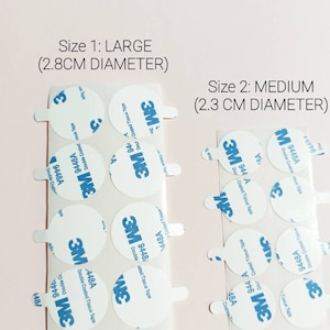 ROUND Double Sided Adhesive - Self Adhesive Stickers - Wax Seal Stamp ...