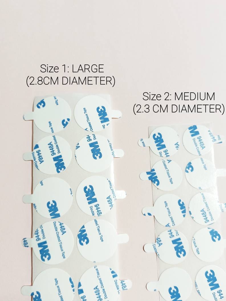 ROUND Double Sided Adhesive - Self Adhesive Stickers - Wax Seal Stamp ...