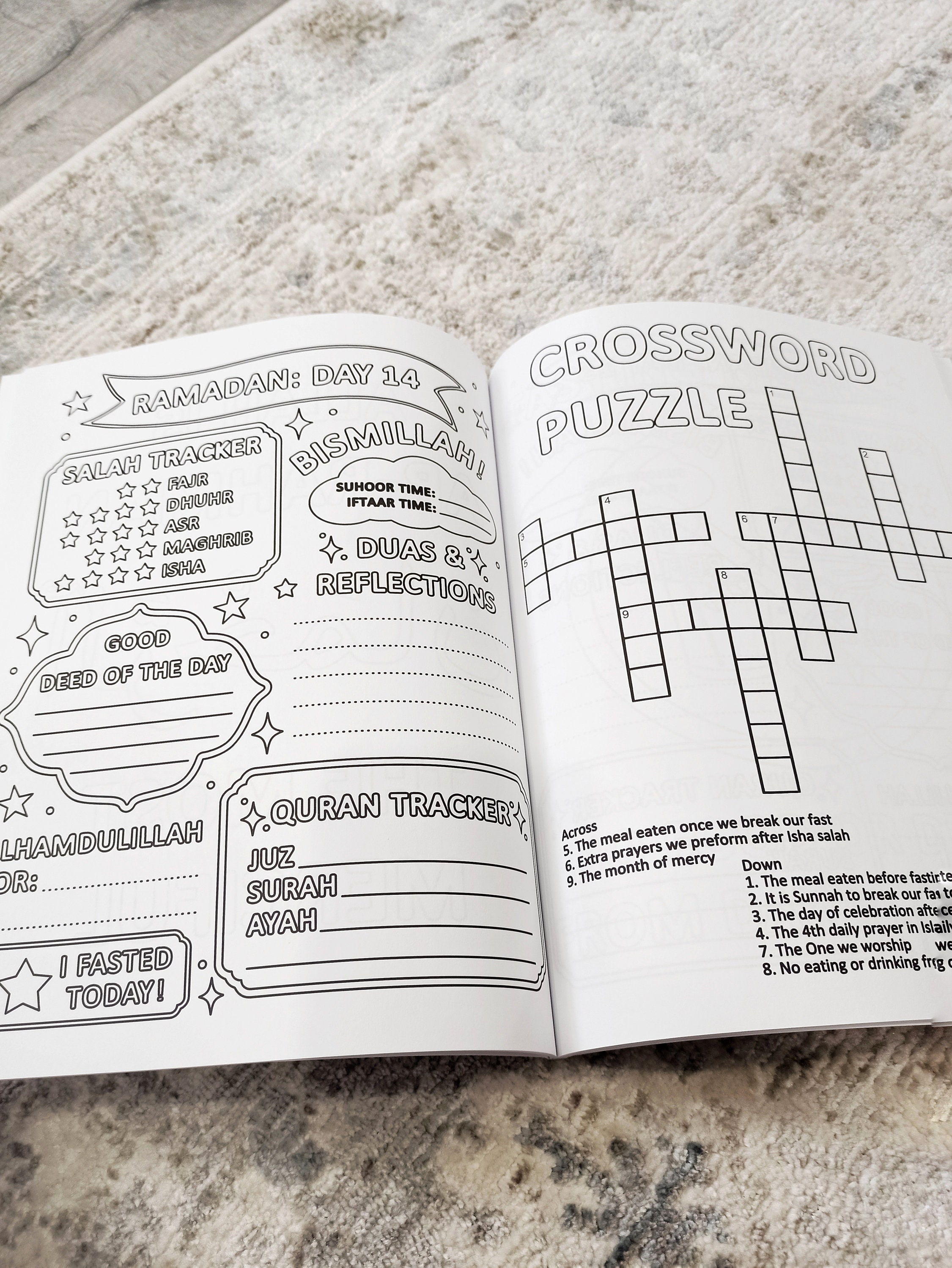 My Ramadan Journal - Ramadan Colouring & Activity Book - Ages 6-12 - 60 ...