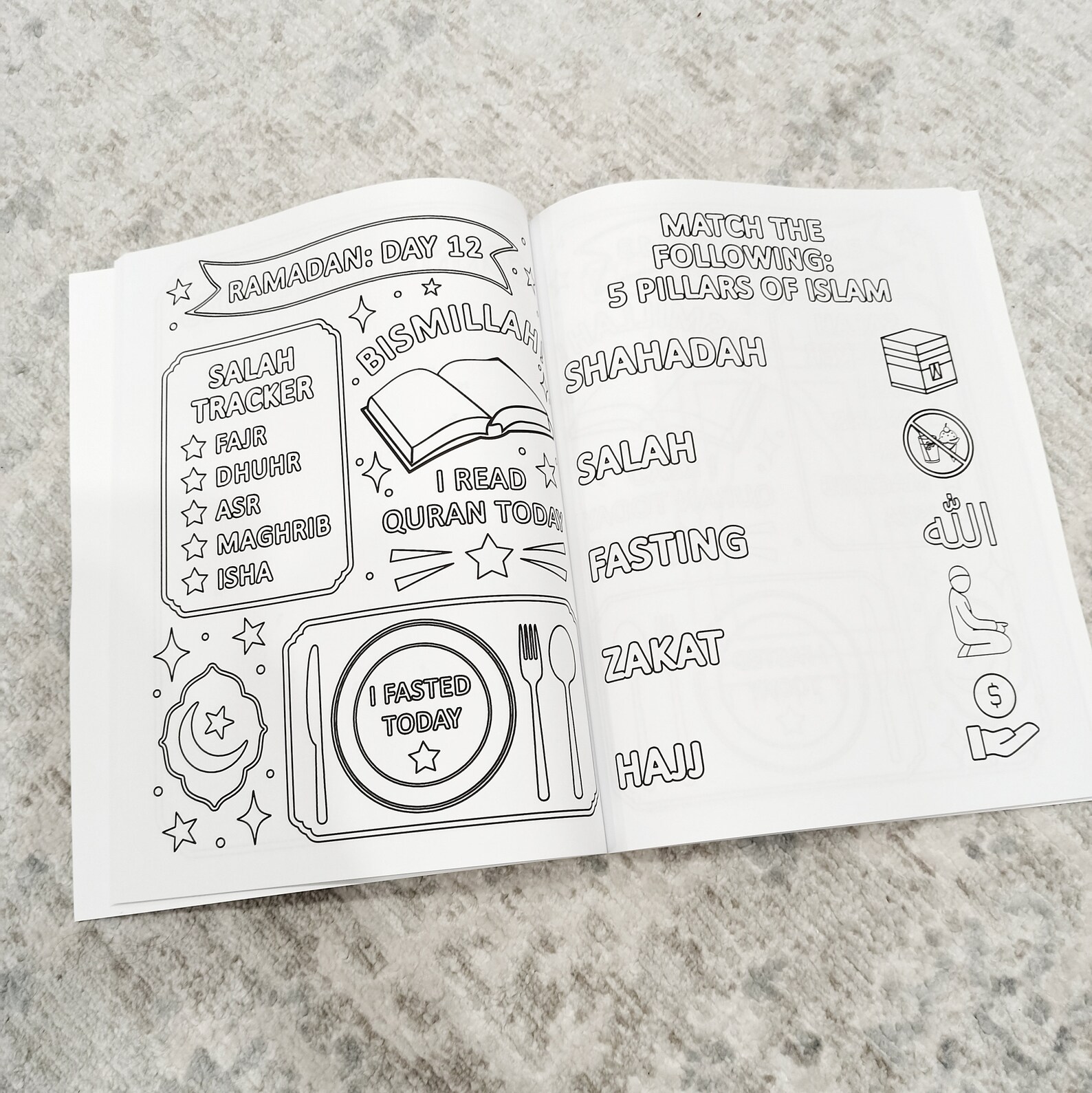 My Ramadan Activity Book - Ramadan Colouring & Activity Book - Ages 3-6 ...