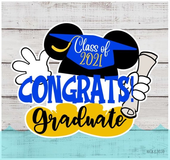 Graduation Congrats Grad Disney Cruise Door Magnet Mickey | Etsy