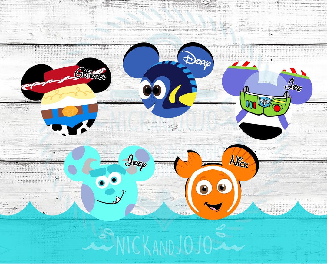 Individual Character Magnets - Disney Cruise Door Magnets - Finding ...