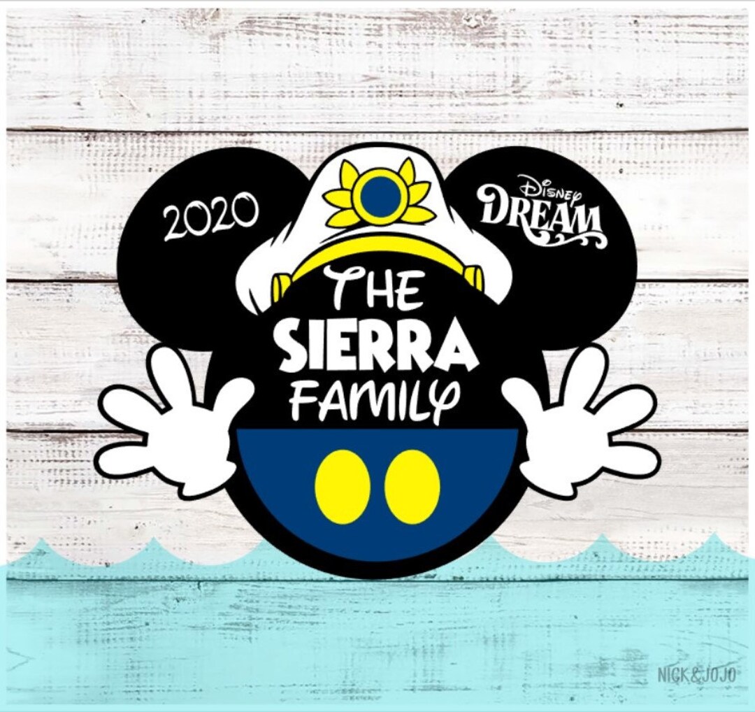 Captain Family Magnet - Disney Cruise Ship - Year - Captain Minnie - Etsy