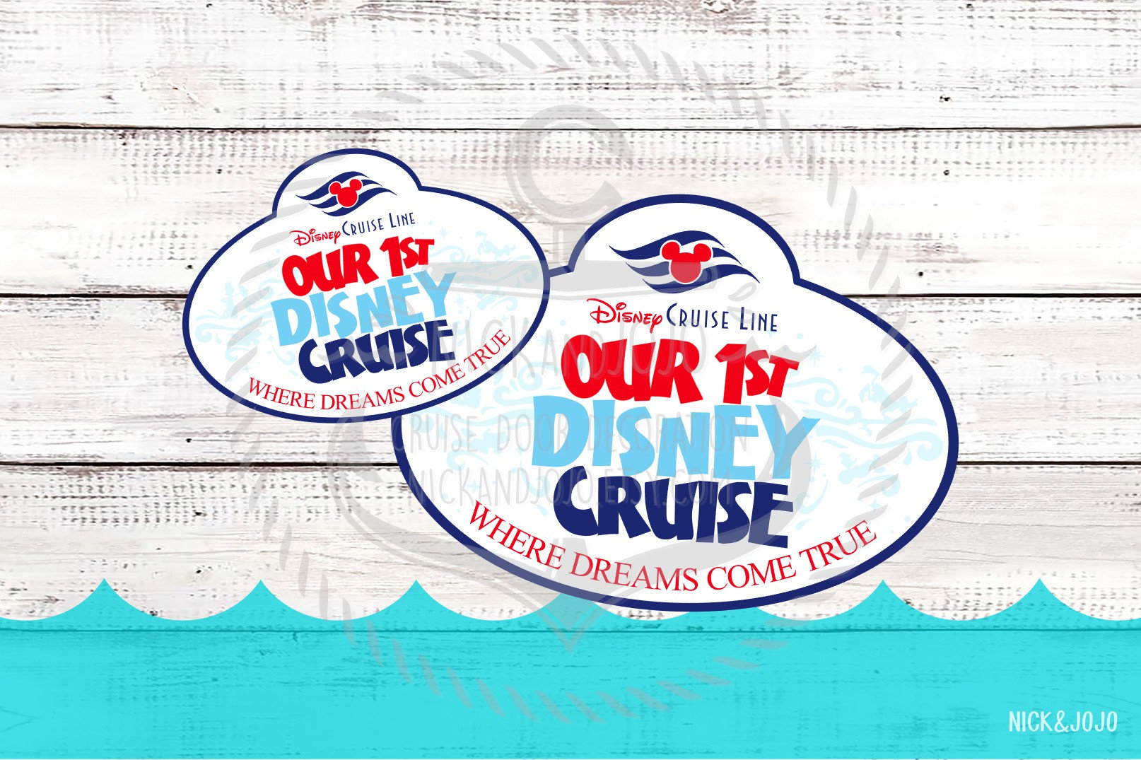 Our First Cruise Tag - Disney Cruise Door Magnet - Dream - Fantasy ...