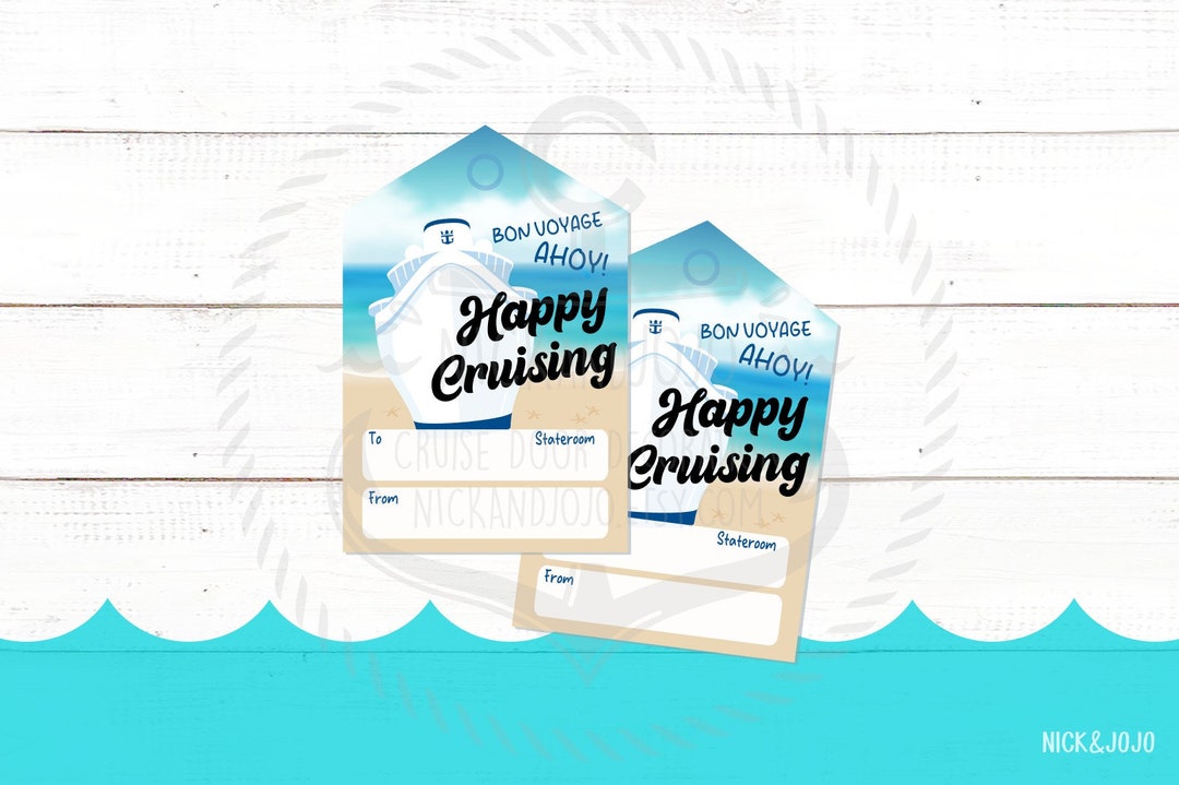 Cabin Gift Exchange Tags Digital Download Instant Download Cruise Gift ...