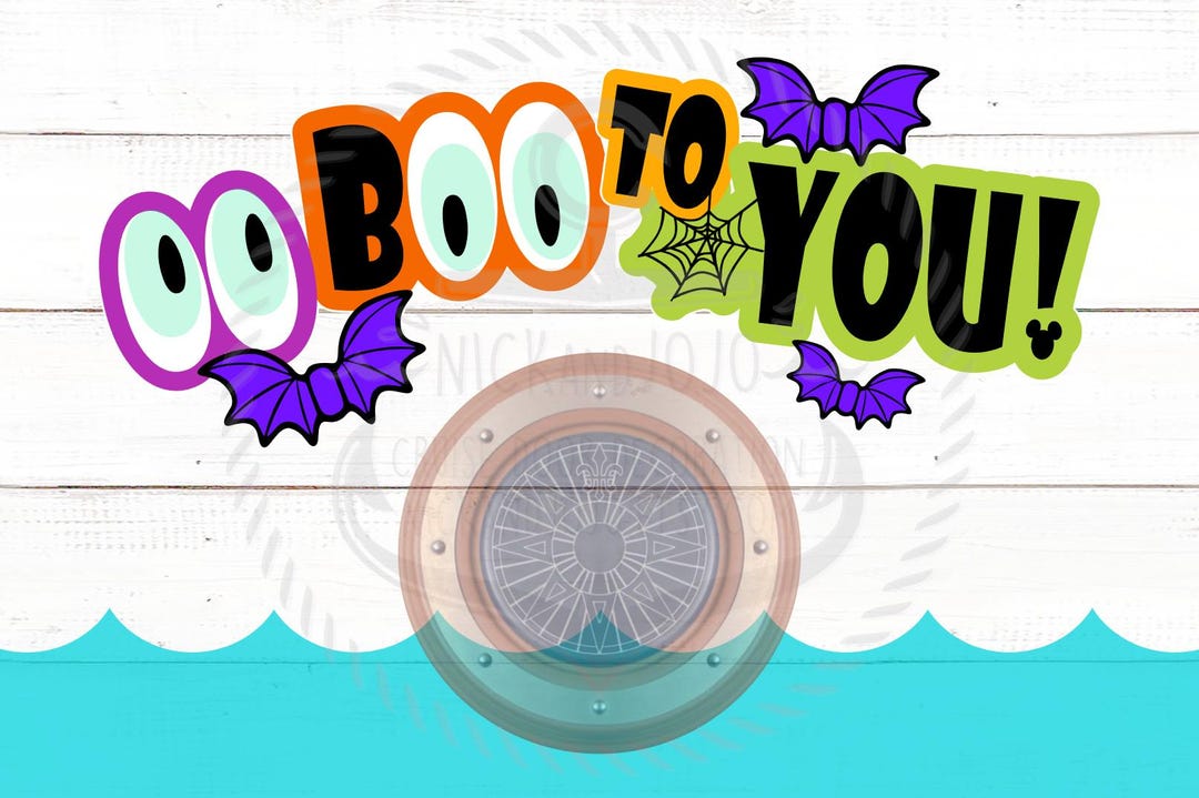 Halloween Boo to You Banner - Halloween on the High Seas - Disney ...