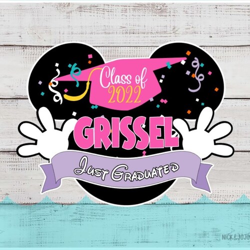 Graduation Congrats Grad Disney Cruise Door Magnet Mickey - Etsy