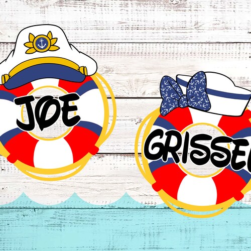 Colorful Life Preserver Cruise Door Magnet Set - Etsy