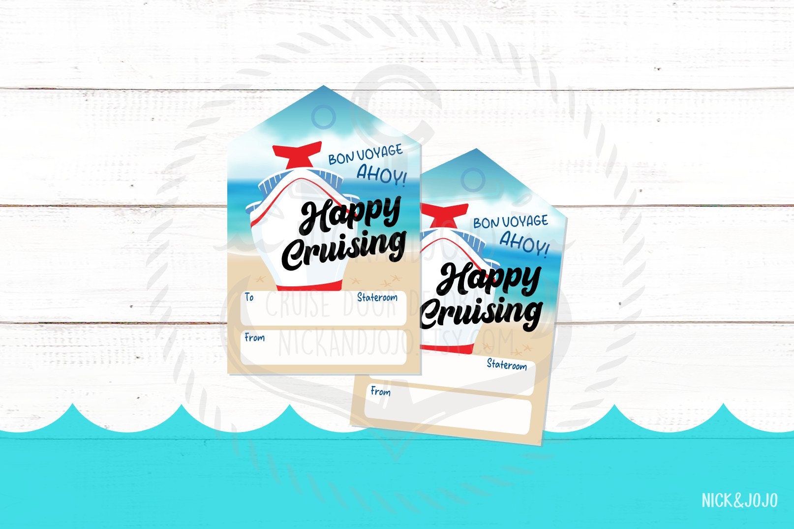 Cabin Gift Exchange Tags - Carnival - Digital Download - Instant ...