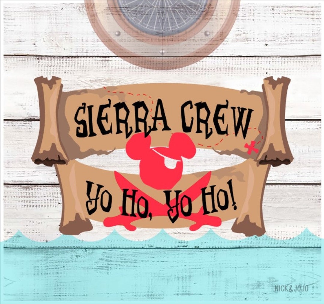 Personalized Pirate Crew Sign - Disney Cruise Door Magnet - Etsy