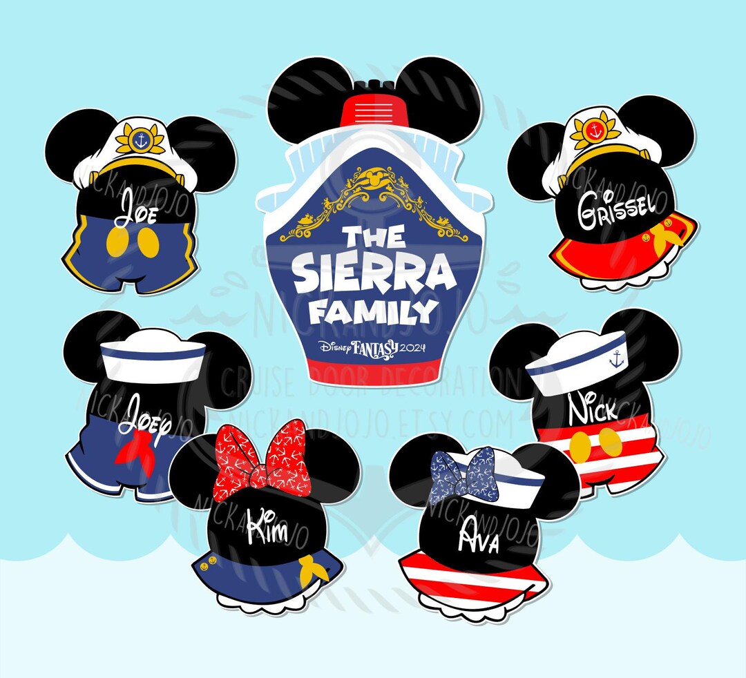 Original Sailor Crew Family Bundle - Personalized - Captain - Sailor ...