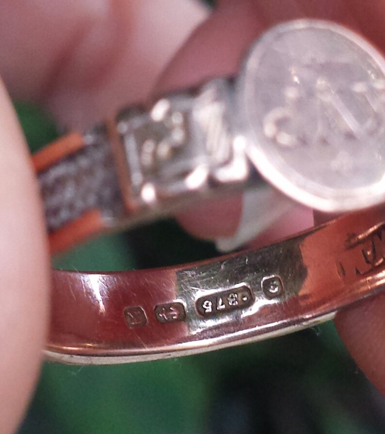 1800s Memorial Ring with Hair 9KT Gold spells | Etsy